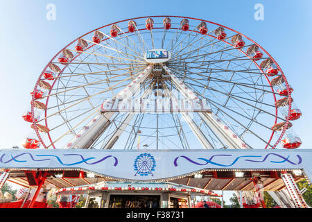 Goose fair rides giant wheel The Goose fair is probably the largest ...
