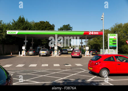 ASDA supermarket petrol station garage in Brighton Marina Stock Photo ...