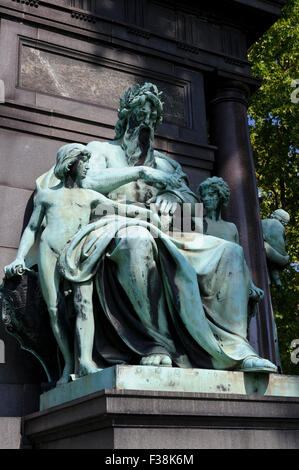 Deák Ferenc Square in Budapest is home to the Memorial Column of Saint ...