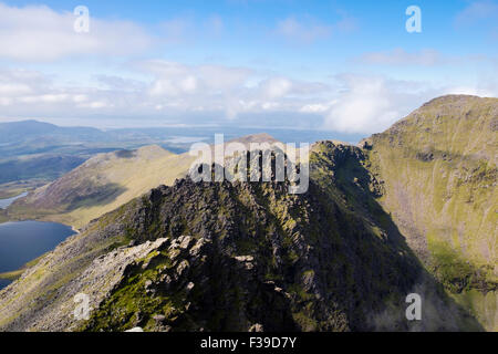 Beenkeragh ridge and Coomloughra Glen from Carrauntoohil in ...