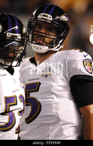 October 1st, 2015: Joe Flacco #5 during the Baltimore Ravens vs ...