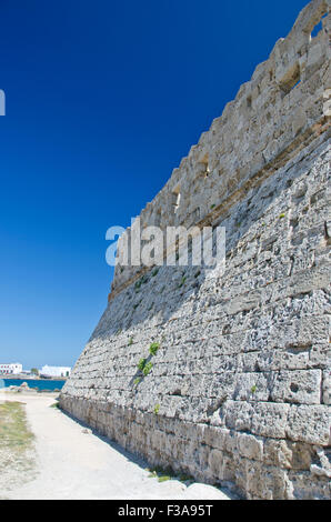 Rhodes Island, Greece, a symbol of Rhodes, of the famous Knights Grand ...