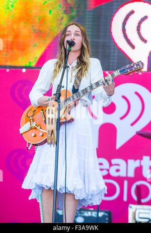 Singer Zella Day performs on stage at the 2015 iHeartRadio Music ...