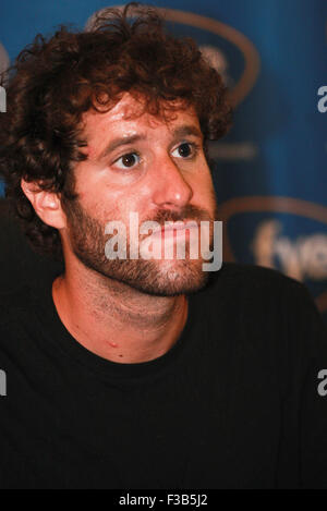 Rapper Lil Dicky signs copies of his new album 'Professional Rapper' at ...