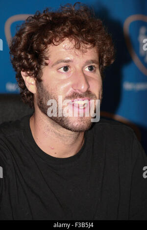 Rapper Lil Dicky signs copies of his new album 'Professional Rapper' at ...