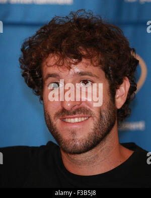 Rapper Lil Dicky signs copies of his new album 'Professional Rapper' at ...