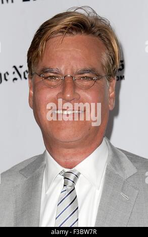 Aaron Sorkin at the 'Steve Jobs' premiere in New York City. 3 Oct 2015 ...
