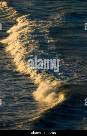 Benson Beach surf from North Head, Cape Disappointment State Park ...