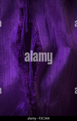 Closeup of rippled purple silk fabric Stock Photo - Alamy