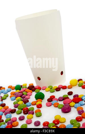 Vibrant and multi colored mixed sweets in a street market Stock Photo ...