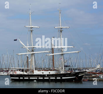 Training Ship the Royalist at the Tall Ships race parade,Liverpool July ...