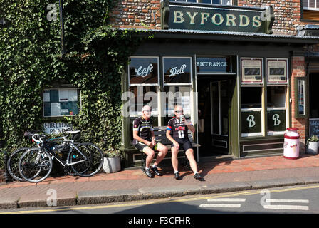 Street scene and Byfords cafe, Holt, Norfolk England UK Stock Photo - Alamy