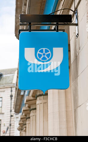 Close up of Yorkshire Bank sign signage ﻿﻿﻿exterior York North ...
