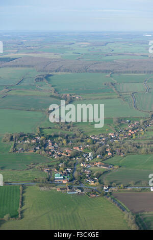 Aerial photograph of Aslackby, Lincolnshire Stock Photo - Alamy
