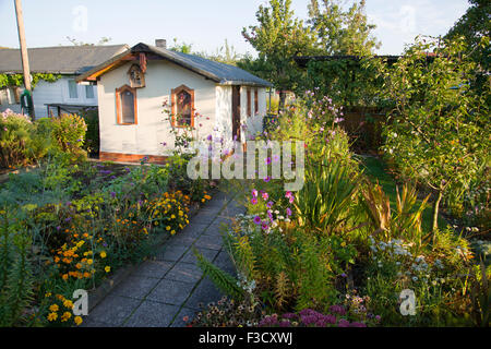 German Allotments or Community gardens Stock Photo - Alamy
