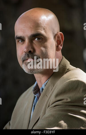 A portrait of Wayne Price at the Edinburgh International Book Festival ...