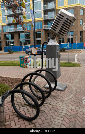 coil bike rack Stock Photo - Alamy