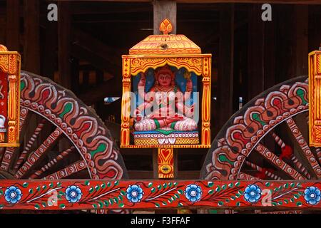 Goddess statue on Rath yatra or Cart festival of Jagannath, Puri ...