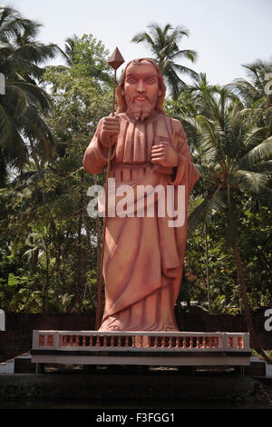 St Thomas Statue, Palayoor, Thrissur, Kerala, India, Thomas the Apostle ...