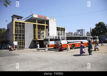 KSRTC bus station or Kerala State Road Transport Corporation Bus ...