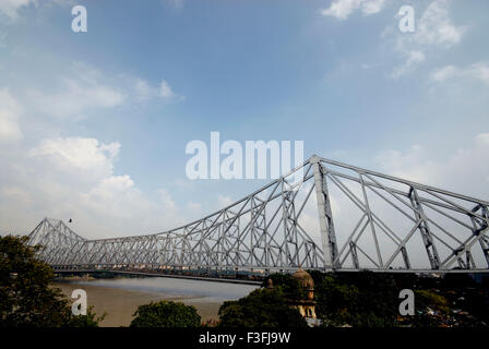 Jagannath ghat ; Howrah bridge ; Calcutta ; West Bengal ; India Stock ...