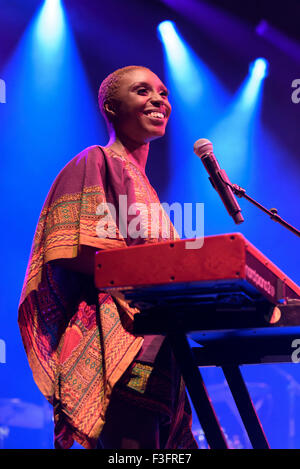 Laura Mvula, Womad 2015, Charlton Park, Malmesbury, England, UK. 26th ...