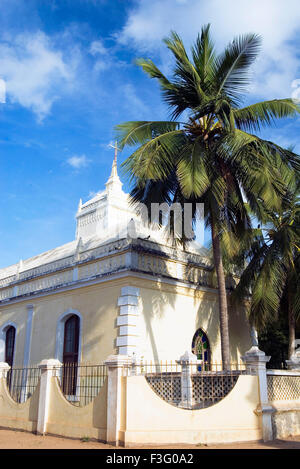 C.S.I Zion Church built in 1701 at Tranquebar Tharangambadi, Tamil Nadu ...