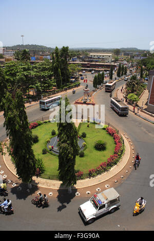 Aerial view of Mapusa city; Goa; India Stock Photo - Alamy