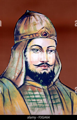 Portrait of Krantidoot Ajimulla Khan great freedom fighter of India's ...