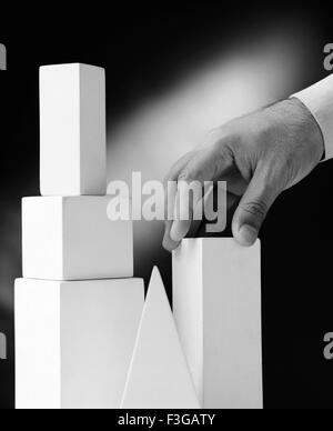 Still Life of Building Blocks Stock Photo - Alamy