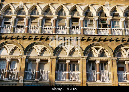 Windows of gothic architecture Elphinstone building at Bombay now ...