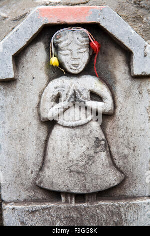 Gods of the Bheel tribe, Bheel basti, Village Delwara, Udaipur ...