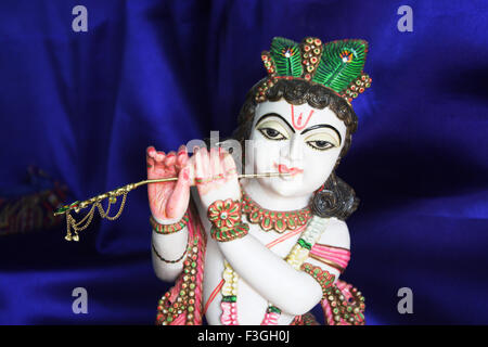 Statue of lord Krishna, Dilli haat market, Delhi, India, Asia Stock ...