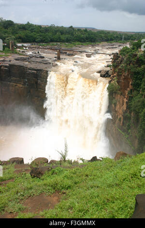Water fall at Gokak ; ghatprabha river ; Karnataka ; India Stock Photo ...