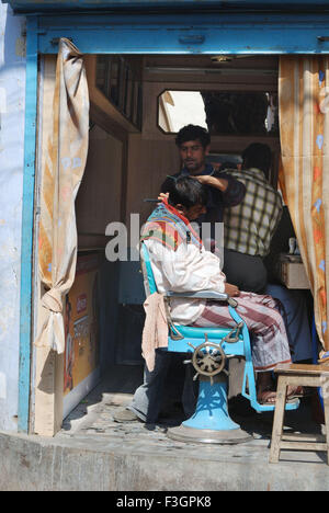 Barber shop, Ladnun, Rajasthan, India, Asia Stock Photo - Alamy