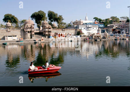 Ram ghat on river Shipra at Ujjain city, Madhya Pradesh, India, Asia ...