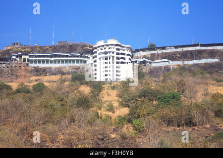 Goddess Durga Devi's Ambe Mata Jivdani Mandir temple on top of the hill ...