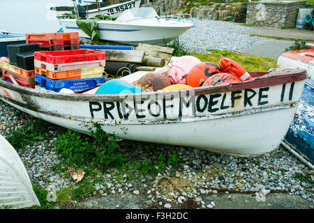 Moelfre fishing village, Anglesey, North Wales, UK Stock Photo - Alamy