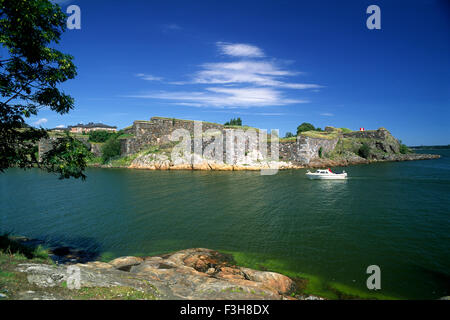 Helsinki, Finland. Buildings and fortifications of the fortress island ...