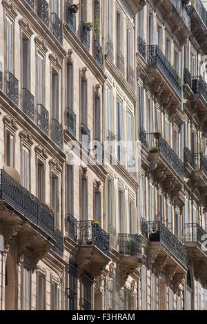 Apartment exteriors, Marseille, France Stock Photo - Alamy