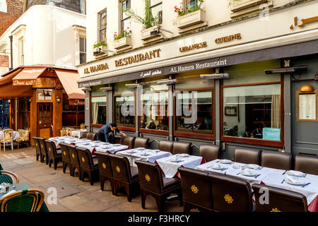 Al Hamra, Lebanese Restaurant, Shepherd Market, Mayfair, Westminster ...