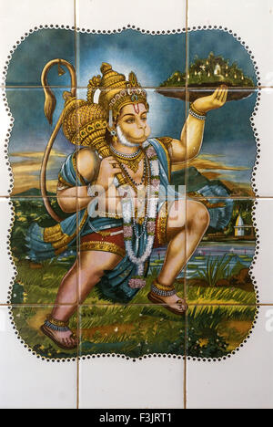 Lord Hanuman, Monkey God, lifting mountain, Gupta Mahadev temple ...
