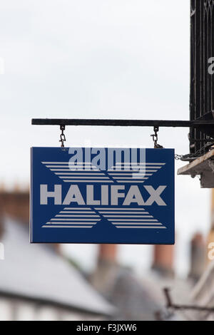 Halifax Bank Shop Sign And Logo Stock Photo - Alamy