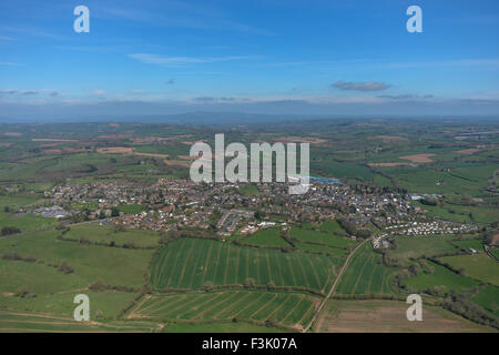Aerial photograph of Bromyard, Herefordshire Stock Photo - Alamy