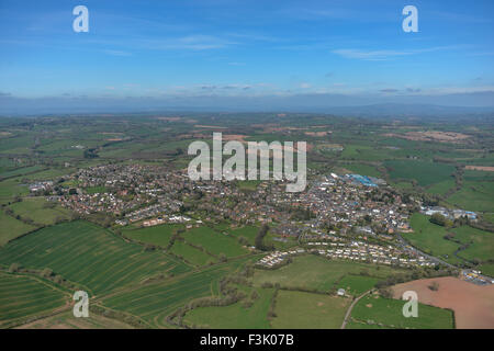 Aerial photograph of Bromyard, Herefordshire Stock Photo - Alamy