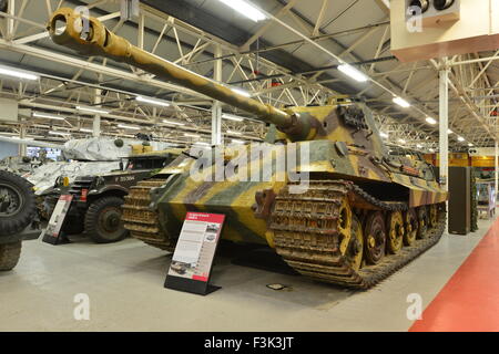 A King tiger tank at the Bovington Tank Museum in Bovington Stock Photo ...