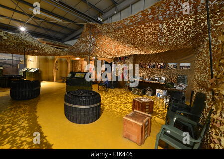 Afghanistan mock up at the tank museum at Bovington Stock Photo - Alamy
