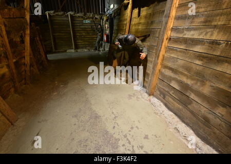 A first world was mock up at Bovington Tank Museum Stock Photo - Alamy