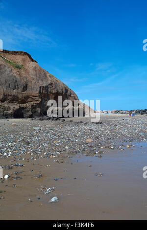 Coastal Erosion at Mappleton Sands - Yorkshire Coast, England, UK Stock ...