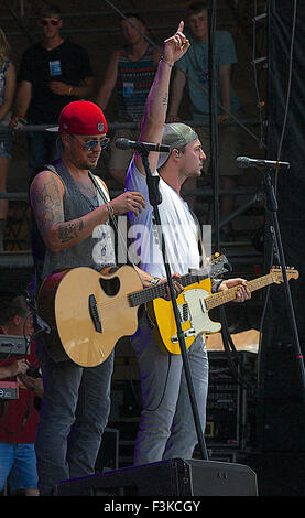 Manhattan, Kansas 6-28-2015 Stephen Liles and Eric Gunderson of Love ...